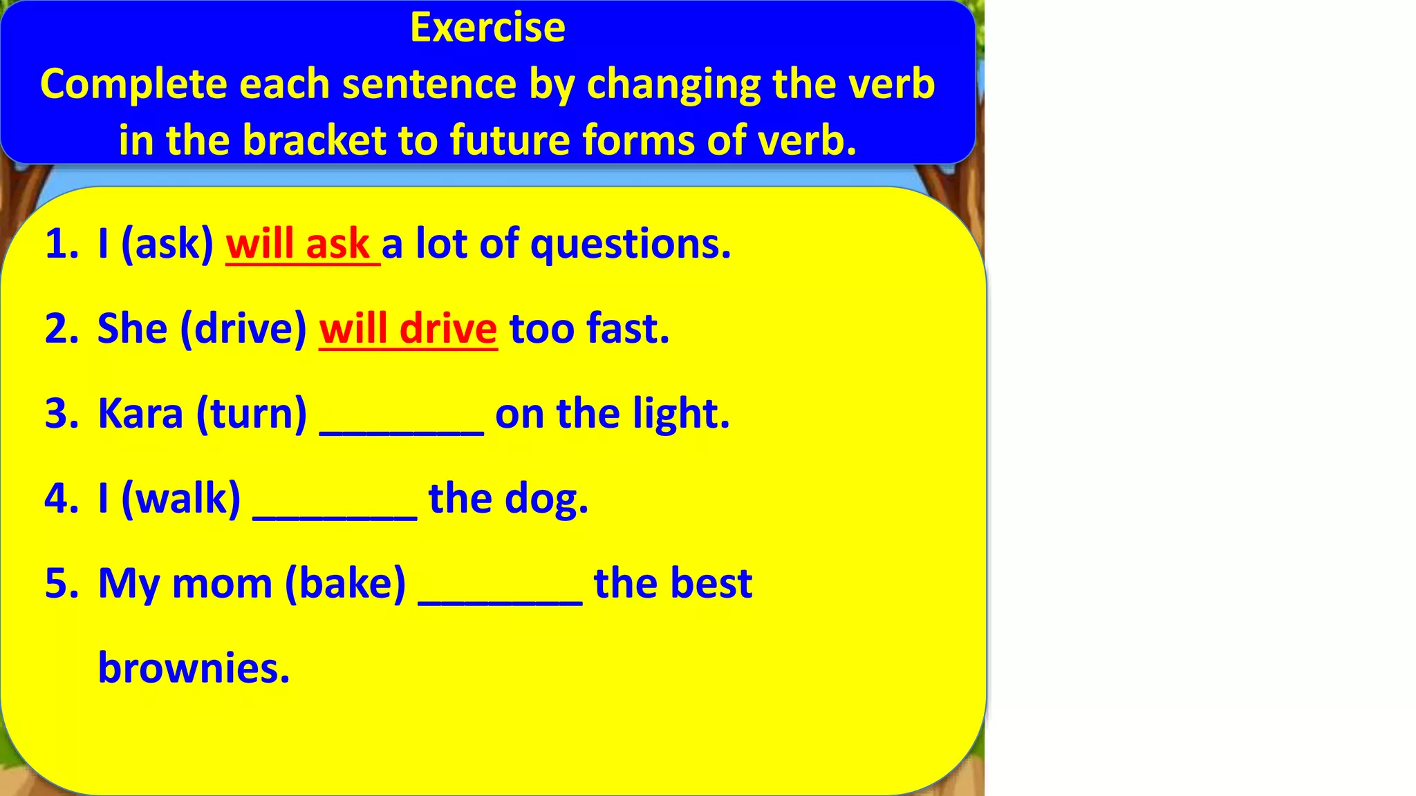 #learningisfun #englishgrammar Tenses | Simple Future Tense | Lesson 3 ...