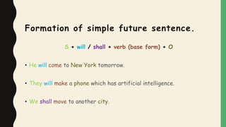 Simple future tense | PPTX
