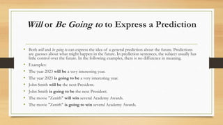 Simple future vs Idiomatic future.pptx