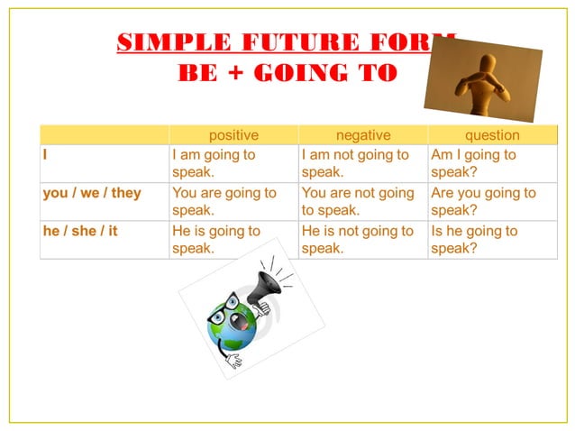 Simple future will x going to | ODP
