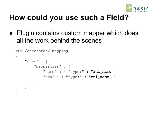 Simple fuzzy Name Matching in Elasticsearch - Graham Morehead | PPT