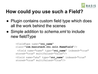 Simple fuzzy name matching in solr | PPT