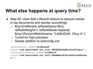 Simple fuzzy name matching in solr | PPT