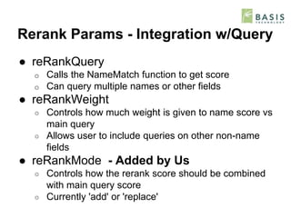 Simple fuzzy name matching in solr | PPT