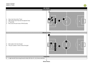 Simple game analysis report | PDF | Soccer | Sports