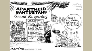 South African History: Apartheid1940s to 1960 | PPTX