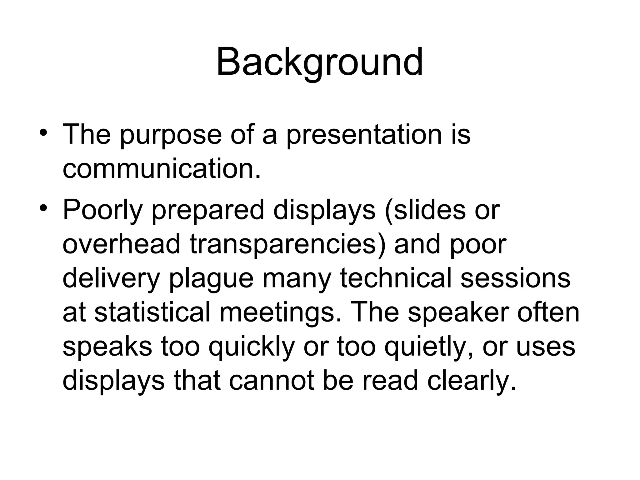 Simple Guidelines For Effective Presentations | PPT