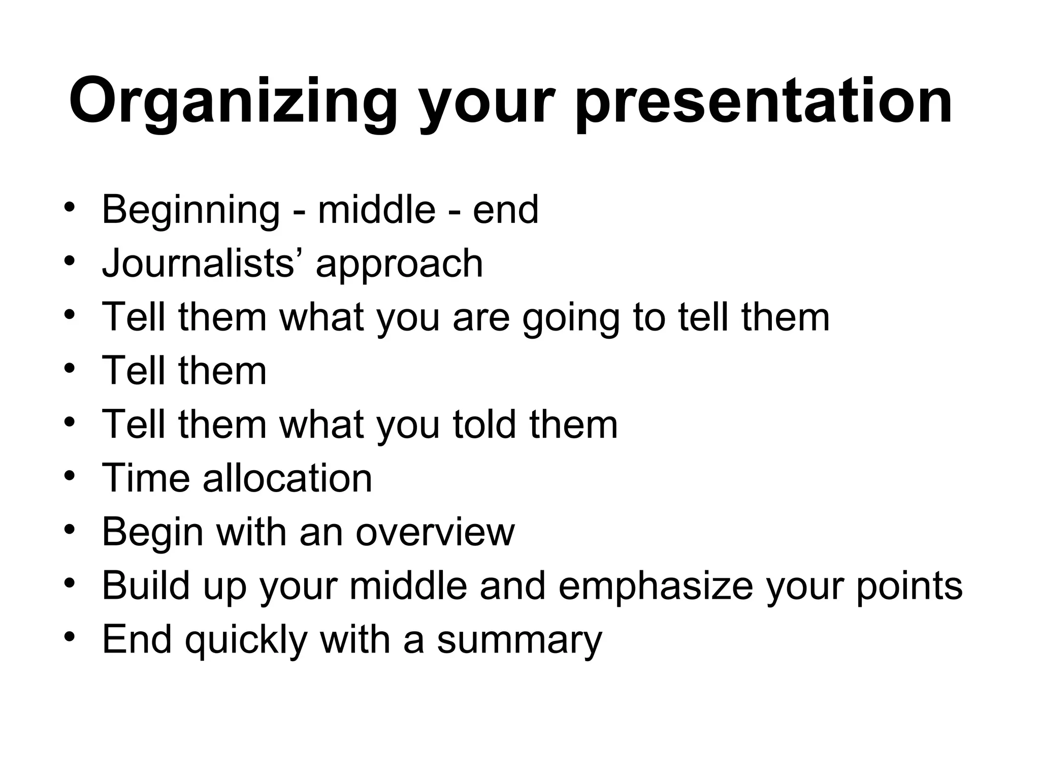 Simple Guidelines For Effective Presentations | PPT