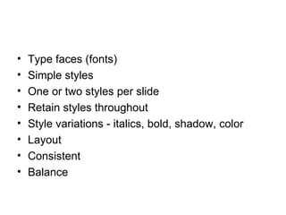 Simple Guidelines For Effective Presentations | PPT