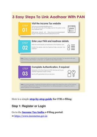 Simple Guide to Income Tax Return Filing in India. | DOCX