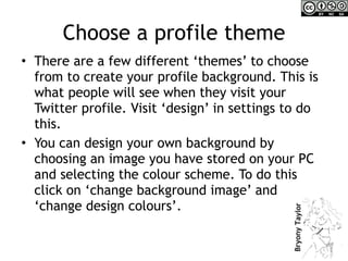 Simple guide to twitter Part 2 creating your profile | PPT | Social Networking | Internet