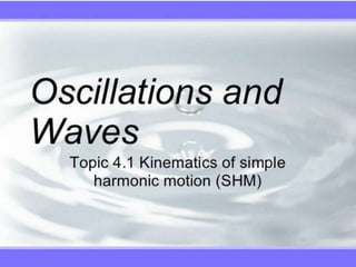 Simple harmonic & circular motion | PPT