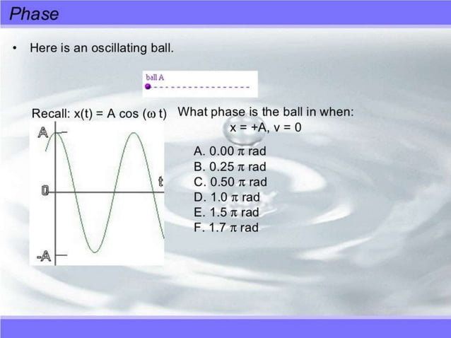 Simple harmonic & circular motion | PPT