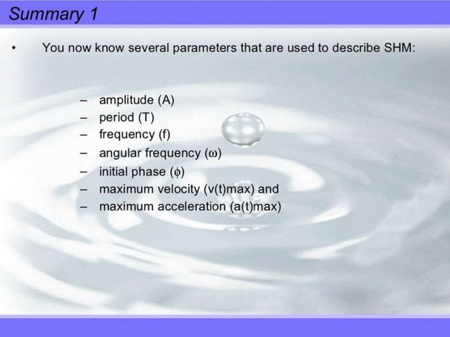 Simple harmonic & circular motion | PPTX