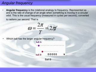Simple harmonic & circular motion | PPTX