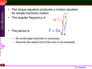 Simple harmonic motion | PPT