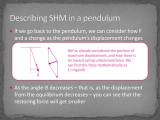 Simple harmonic motion | PPTX