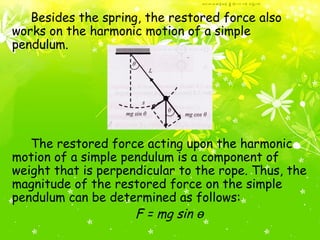 Simple harmonic motion | PPT