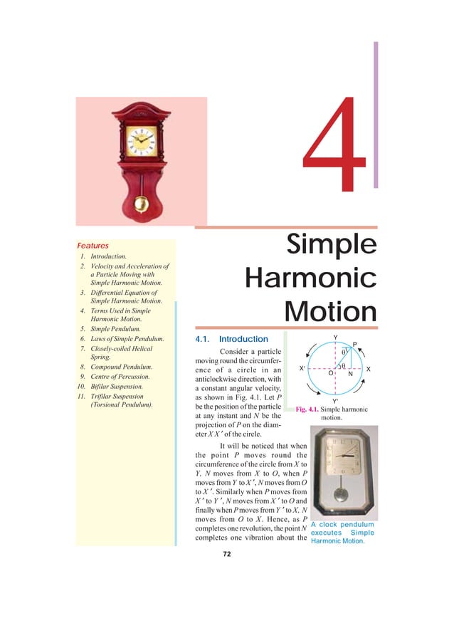 Simple harmonic motion | PDF