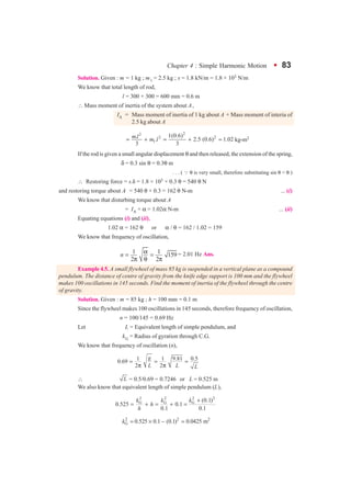 Simple harmonic motion | PDF