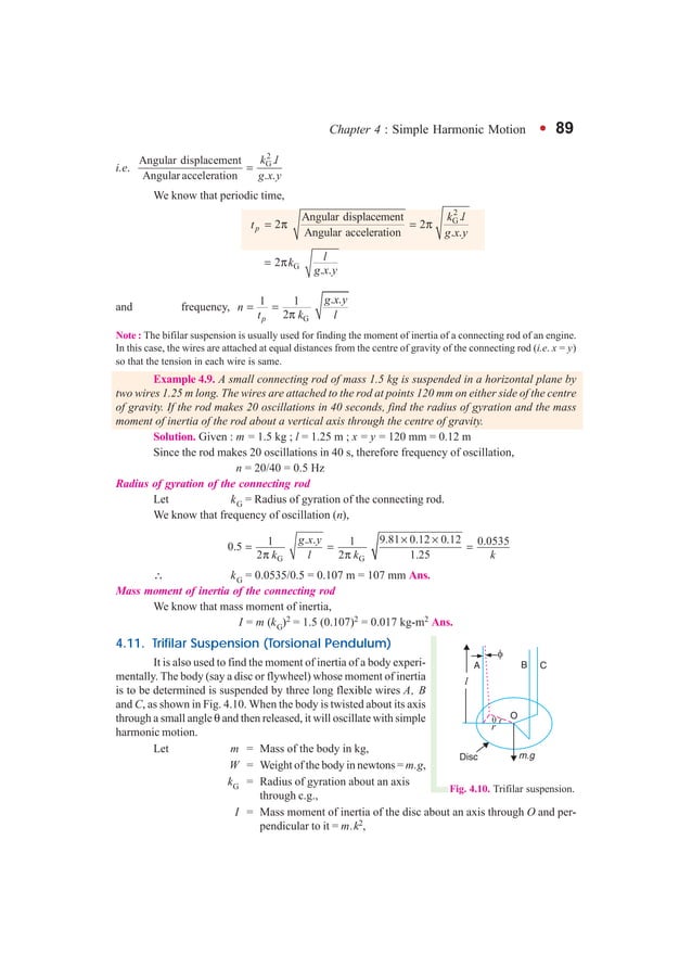 Simple harmonic motion | PDF