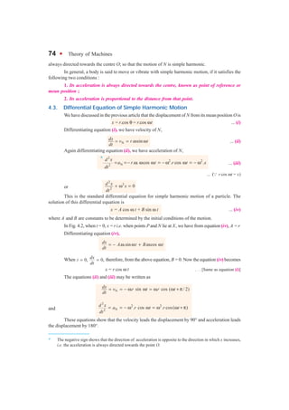 Simple harmonic motion | PDF