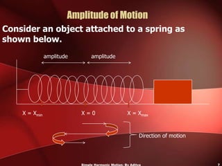 Simple harmonic motion | PPTX