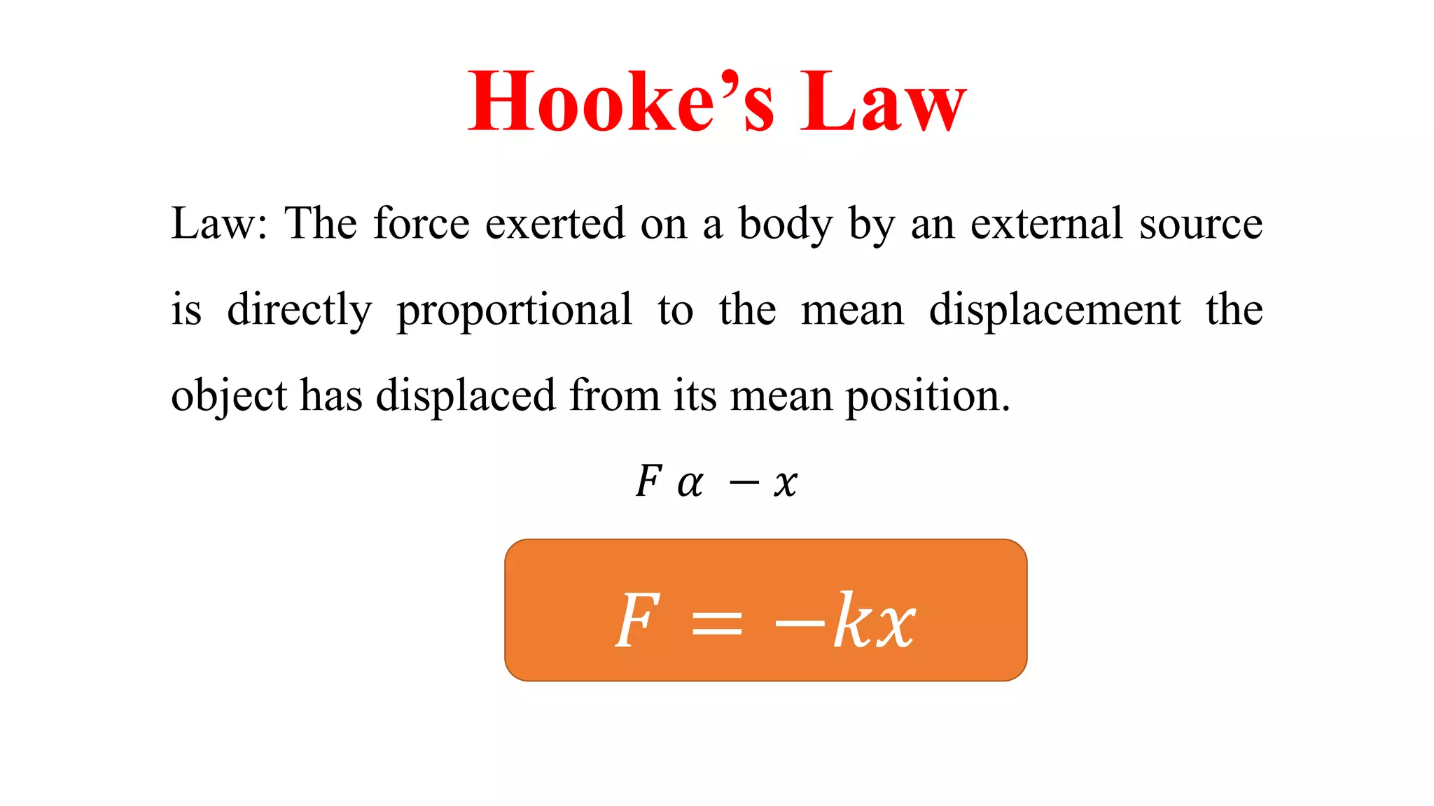 Simple Harmonic Motion | PPTX | Physics | Science