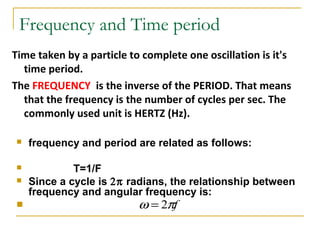Simple harmonic motion | PPT