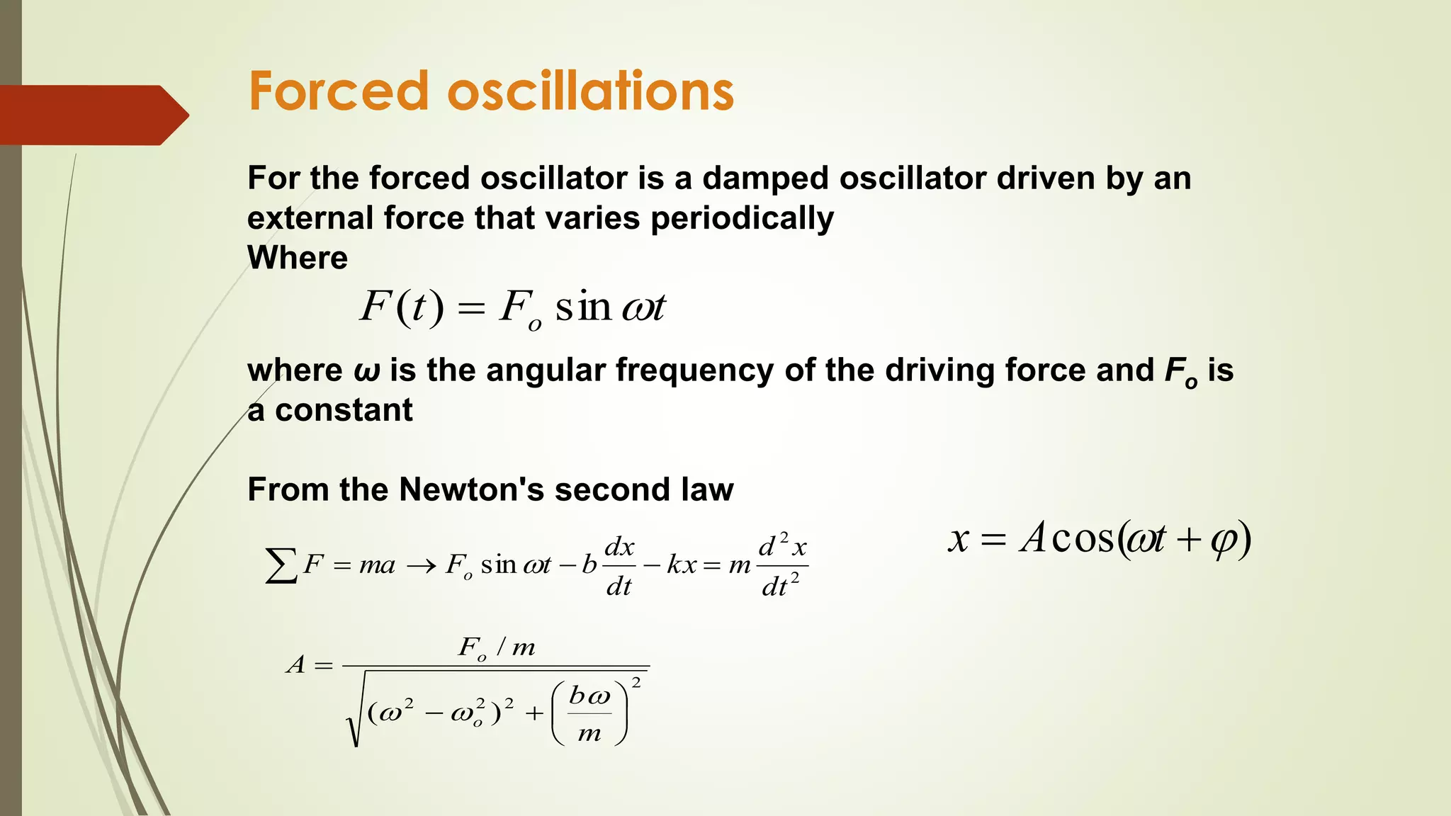 Simple harmonic motion | PPTX