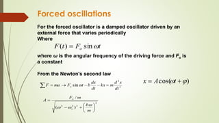 Simple harmonic motion | PPTX