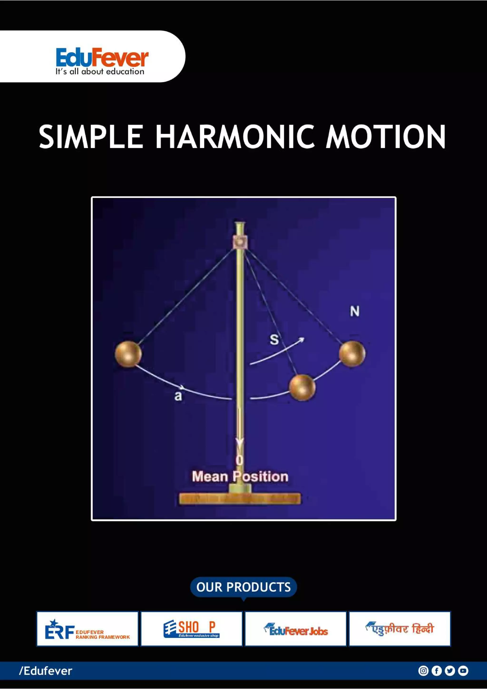 Simple Harmonic Motion - Physics Revision Notes | PDF
