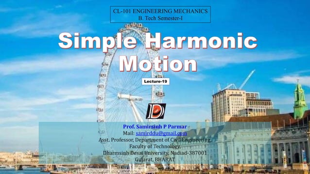 SIMPLE HARMONIC MOTION_ SPP.pptx | Geology | Science