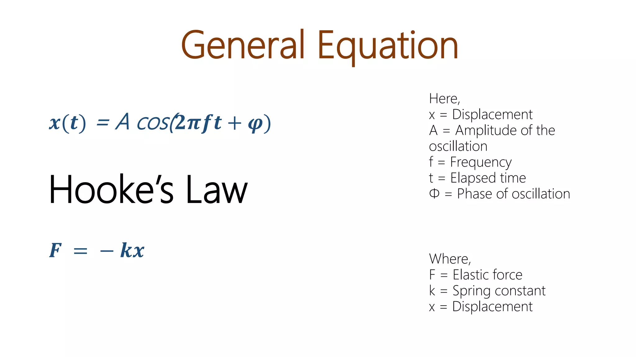 Simple harmonic oscillator | PPTX