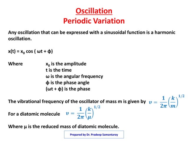 Simple harmonic oscillator | PPT Simple harmonic oscillator | PPT