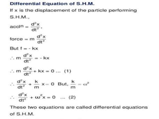 Simple hormonic motion | PPT
