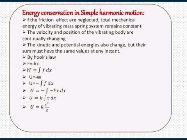Simple hormonic motion | PPT