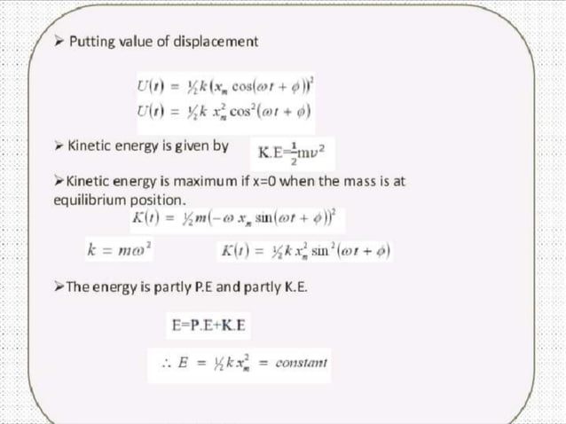Simple Hormonic Motion Ppt