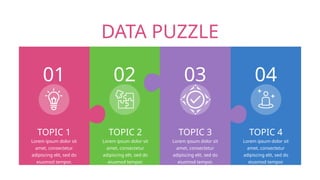 Simple Illustrative Puzzle Infographics.pptx