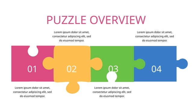 Simple Illustrative Puzzle Infographics.pptx