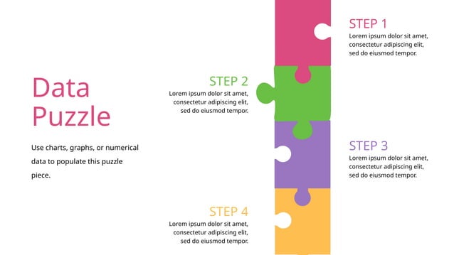 Simple Illustrative Puzzle Infographics.pptx