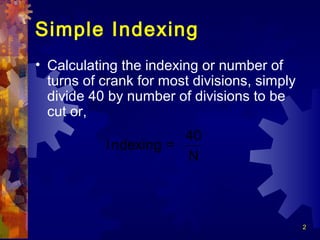 Simple Indexing | PPT