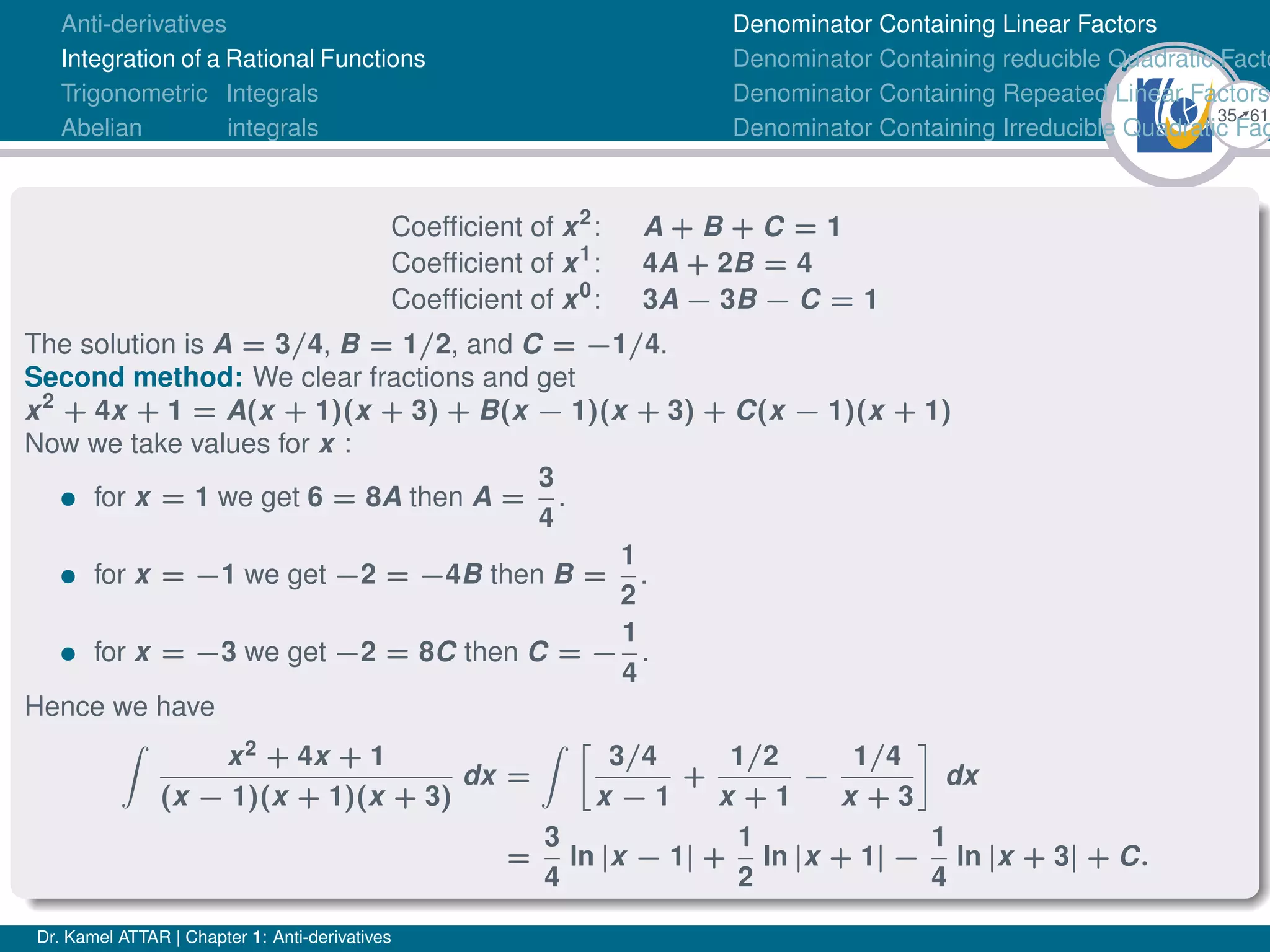Simple integral | PPT