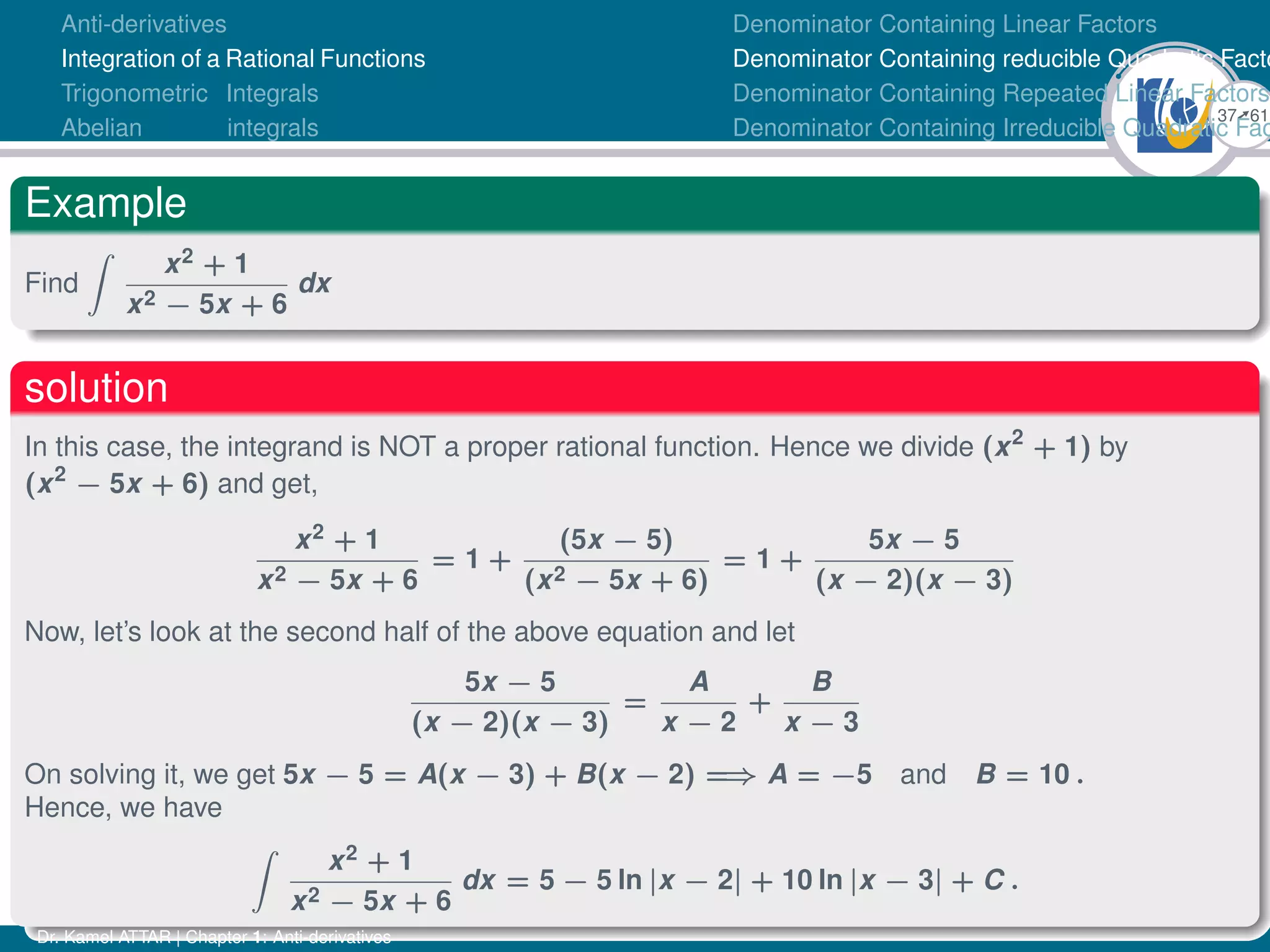 Simple integral | PPT