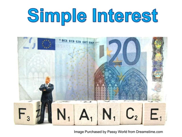 Basic Simple interest | PPTX | Stocks and Bonds | Personal Investing