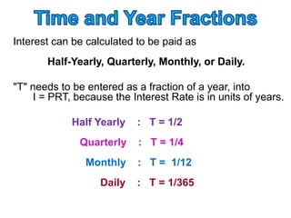 Basic Simple interest | PPTX