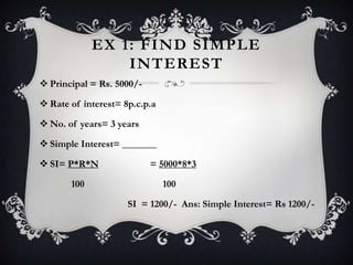 Simple Interest | PPT
