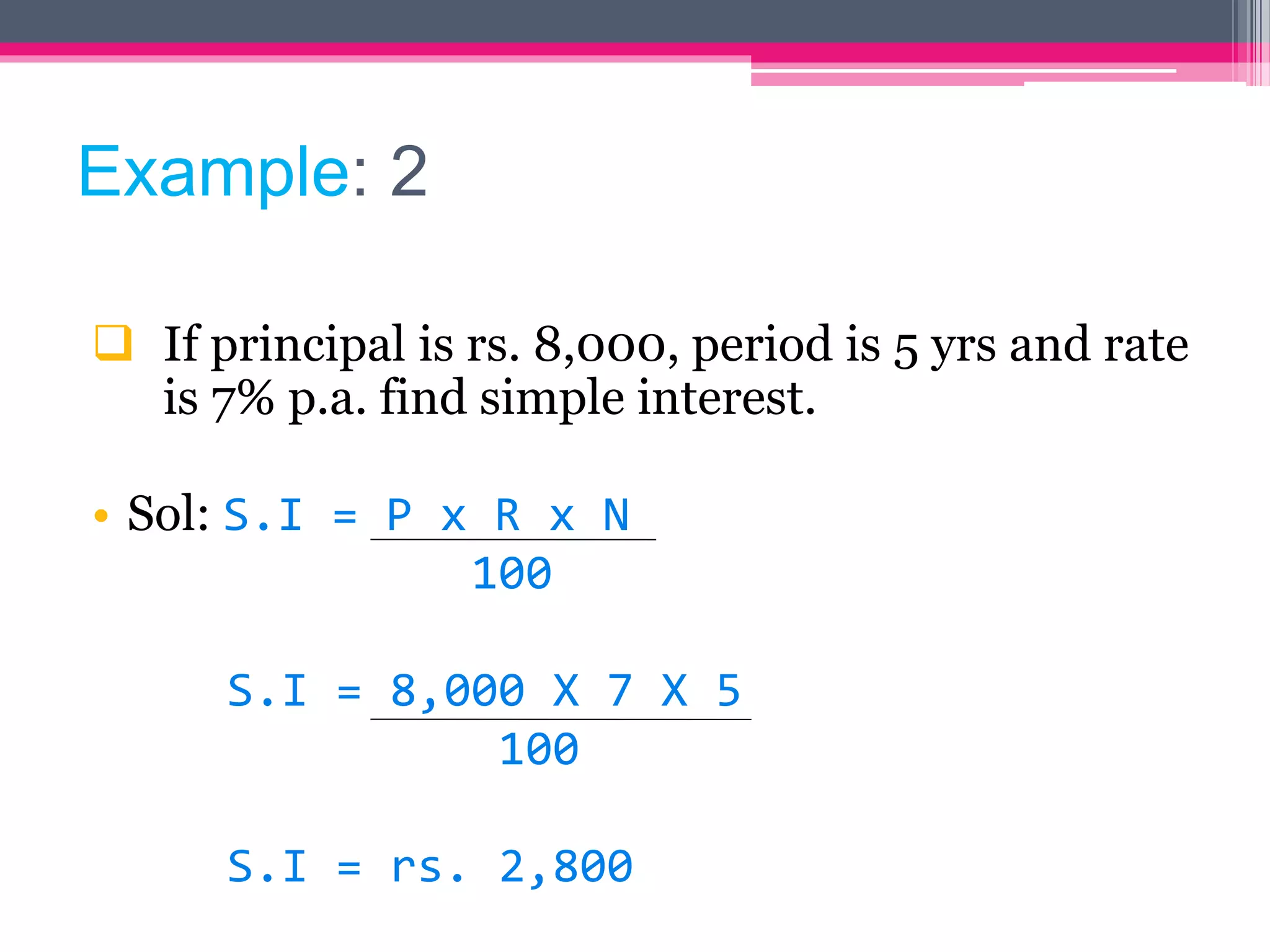 Simple interest | PPTX