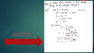 Simple interest | PPTX