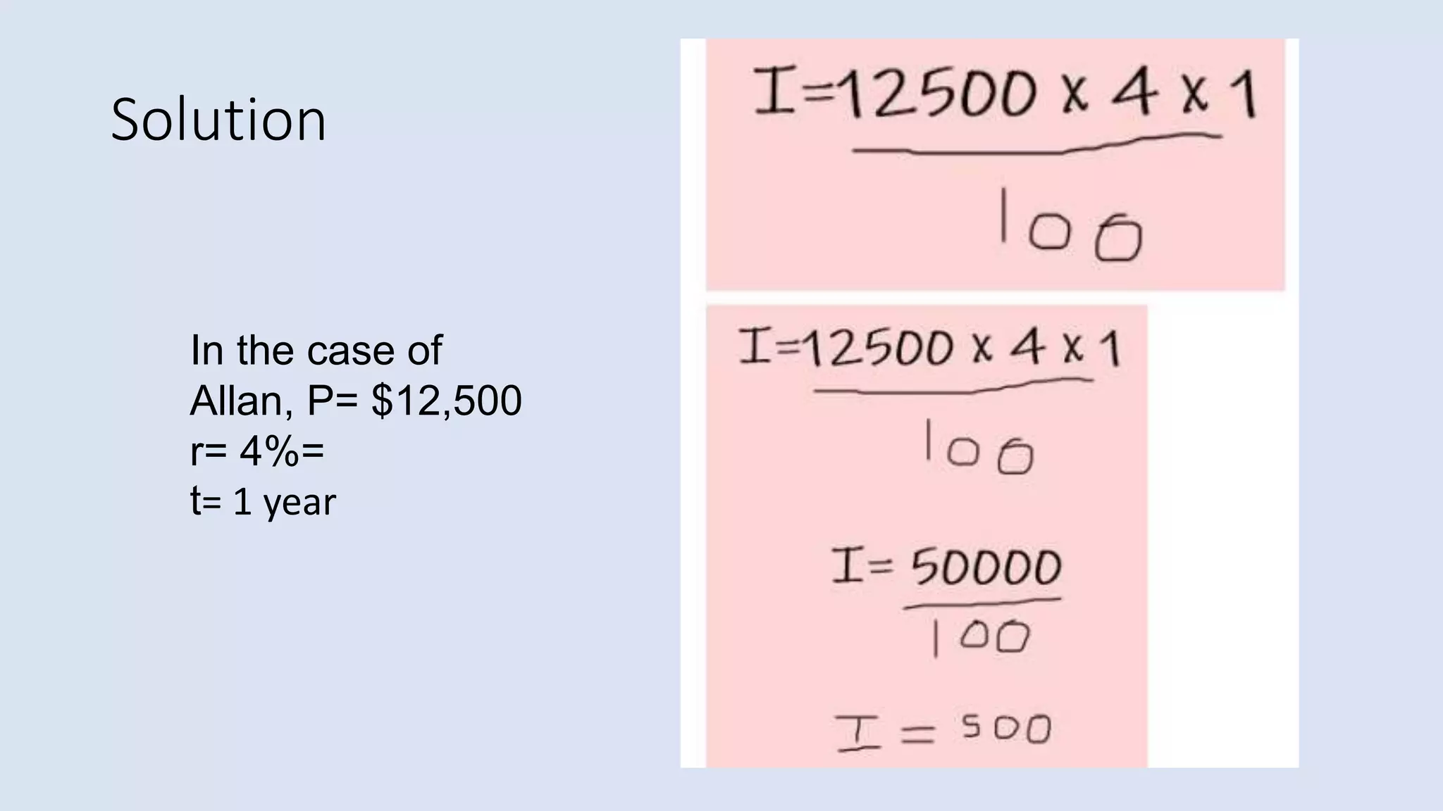 Simple interest | PPTX